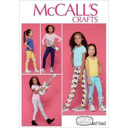 McCall's Kreativset McCall's® Papierschnittmuster Hosen Mädchen M7560