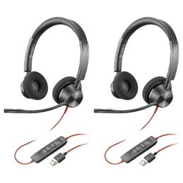 Plantronics Poly Headset Blackwire C3320-M binaural USB-A Kopfhörer (Lautstärkeregelung
