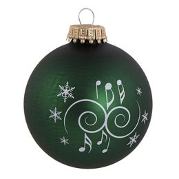 mugesh Weihnachtsbaumkugel Weihnachtskugel Ornamente tannengrün