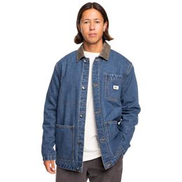 Quiksilver Jeansjacke »Achlean« Medium Blue L L Stoff: Baumwoll-Jeansstoff