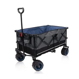 yourGEAR Bollerwagen yourGEAR faltbarer Bollerwagen Trolley XL Strandwagen Breitreifen