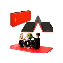 Eyepower Fitnessmatte XXL Weichbodenmatte 240x120x5cm Faltbare Turnmatte