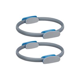 Relaxdays Pilates-Ring 2 x Pilates Ring grau