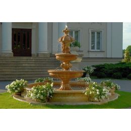Casa Padrino Wasserspiel Barock Gartenbrunnen Ø 445 x H. 290 cm