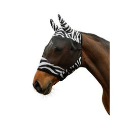 Kerbl Pferde-Fliegendecke Kerbl Fliegenschutzmaske Zebra mit Ohrenschutz 326113