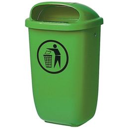 Sulo Mülleimer Abfallbehälter H650xB395xT250mm 50l grün Sulo nach DIN 30713 · schl