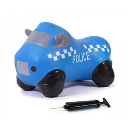 Jamara Hüpfspielzeug Hüpfauto Police Truck mit Pumpe