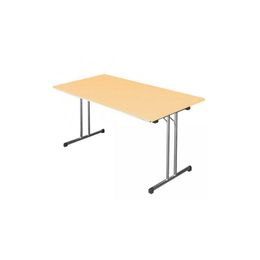 Steelboxx Klapptisch Besprechungstisch Konferenztisch Schreibtisch 180x80cm sehr robust (Komplett-Set