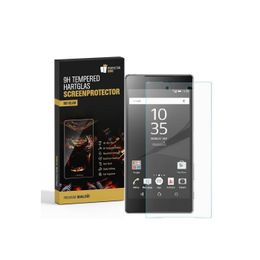 Protectorking Schutzfolie 3x 9H Hartglas für Sony Xperia Z5 Premium Panzerfolie Displayschutz