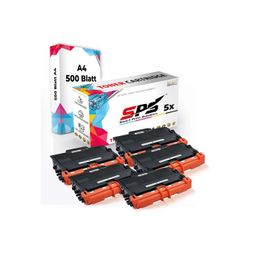SPS Tonerkartusche Druckerpapier A4 + 5x Multipack Set Kompatibel für Brother HL-L 6450