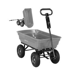 miweba Bollerwagen Gartenwagen Transportkarre Dumper (300 kg Zuladung