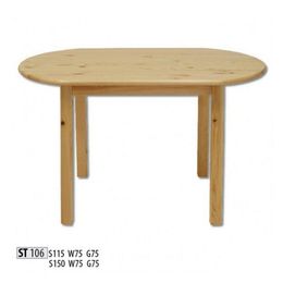 JVmoebel Esstisch, Holz Tische Wohn Ess Zimmer Tisch 150 x 75 Massivholz