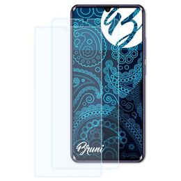 Bruni Schutzfolie Glasklare Displayschutzfolie für Mi Note 10 Lite
