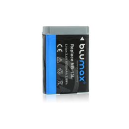 Blumax Akku für NB-13L PowerShot G5X G7X G9X 1050 mAh Kamera-Akku