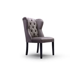 JVmoebel Stuhl, Chesterfield Sessel Stuhl Design Polsterstuhl Royal Stühle Esszimmerstuhl Modern