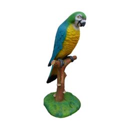 JVmoebel Skulptur Papageien Vogel figur abstrakte figuren statuen moderne bemalt neu 110cm statue