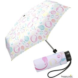 Happy Rain Taschenregenschirm winziger Damen-Taschenschirm mit Handöffner