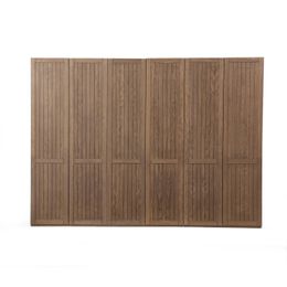 JVmoebel Kleiderschrank Kleiderschrank Schrank Holz Modern Braun Kleider Schlafzimmer Schranke (1-St)