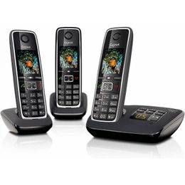 Gigaset Gigaset C530A Trio Festnetz-Telefon schnurlos DECT Anrufbeantworter DECT-Telefon (Mobilteile: 3)