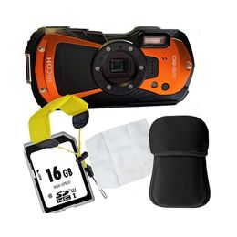 Ricoh Ricoh WG-80 orange Set Angebot Kompaktkamera