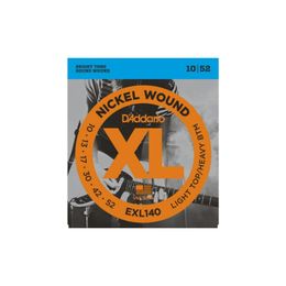 D'Addario Daddario Saiten, (E-Git.Saiten EXL140-3D 10-52 Nickel Wound 3er Set)