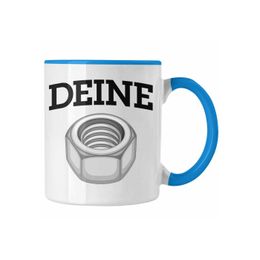 Trendation Tasse Deine Mutter Tasse Handwerker Spruch Schraube Wortspiel Humor KFZ Mech