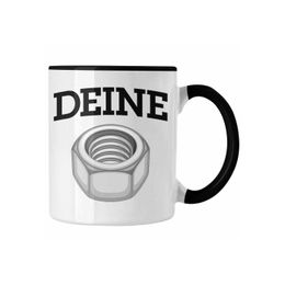 Trendation Tasse Deine Mutter Tasse Handwerker Spruch Schraube Wortspiel Humor KFZ Mech