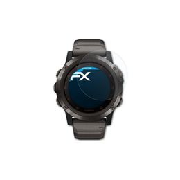 atFoliX Schutzfolie Displayschutz für Garmin Fenix 5X Plus 51 mm