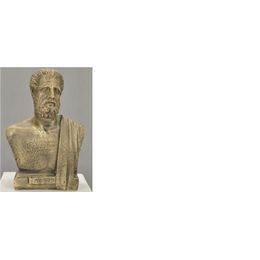 JVmoebel Skulptur Design Hippokrates Büste Figur Statue Skulptur Figuren Deco 2342 32cm