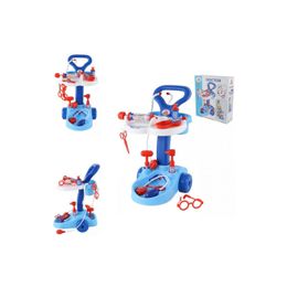 Polesie Spielzeug-Arztkoffer Kinder Arzt-Set mit Wagen 36582