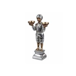 formano Dekofigur Dekofigur mit Schalen Silber Bronze (Stück