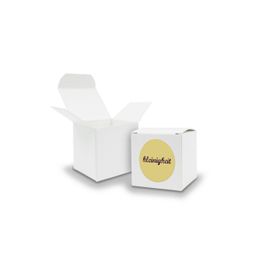 itenga Geschenkpapier SET Kleinigkeit (Motiv15) 24x Faltschachtel Würfel 6