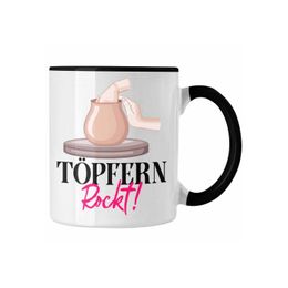 Trendation Tasse Töpfern Tasse Geschenk Töpferei Keramik Bemalen Handwerk Töpfern Rockt