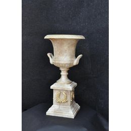 JVmoebel Skulptur Design XXL Vase 61cm Blumen Kelch Pokal Kübel Kalssische Deko Vasen