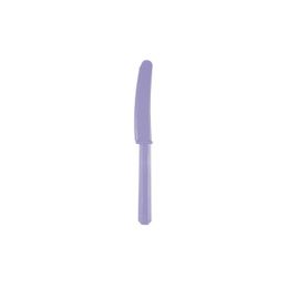 Amscan Einweggabel 10 Messer lila Plastik 17
