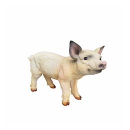 JVmoebel Dekofigur, Abstrakte moderne dekorative Skulptur eines Schweins