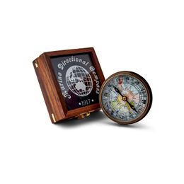 NKlaus Kompass aus Messing antik 7
