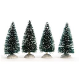 Kaemingk Künstlicher Weihnachtsbaum Kiefern Bäumchen Blister 4er Set 10 cm
