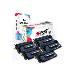 SPS Tonerkartusche Druckerpapier A4 + 5x Multipack Set Kompatibel