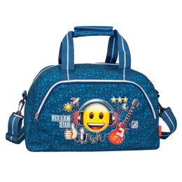 emoji Sporttasche Motiv Rock Star Tasche Schultasche Schultertasche Reisetasche