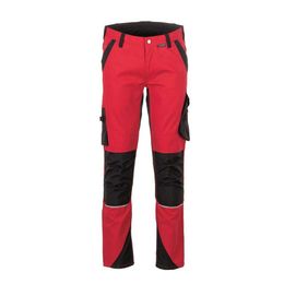 Planam Arbeitshose Herren Bundhose Norit rot/schwarz Größe 58 (1-tlg)