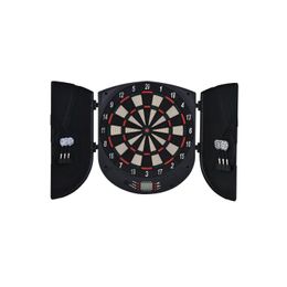 HOMCOM Dartscheibe mit Tür Soundeffekte Dartboard Dart-set für 8 Spieler