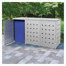 DOTMALL Mülltonnenbox Gartenbox 3 x 240L