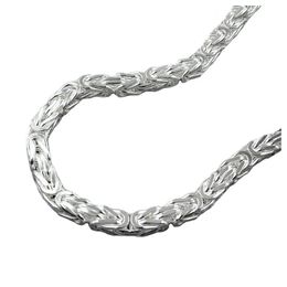 Gallay Silberkette Kette ca.2mm Königskette vierkant glänzend Silber 925 45cm