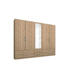 Kindermöbel 24 Spiegelschrank Levi beige 5 Türen B 226 cm