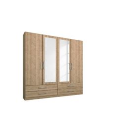 Kindermöbel 24 Spiegelschrank Levi beige 4 Türen B 181 cm