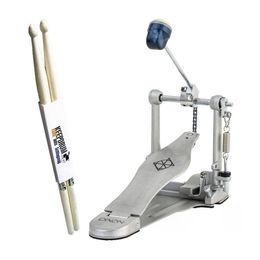 Dixon Schlagzeug Dixon PP-P1 Einzel-Pedal Fußmaschine + Drumsticks