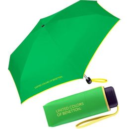 United Colors Of Benetton Taschenregenschirm winziger Damen-Regenschirm mit Handöffner