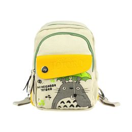 GalaxyCat Daypack Kinder Leinenrucksack für Totoro Fans