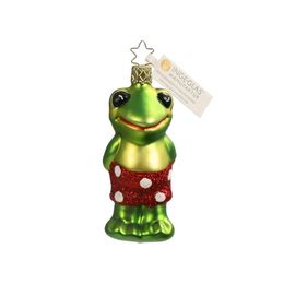 Inge Glas INGE-GLAS® Christbaumschmuck INGE-GLAS® Weihnachts-Hänger Frosch Plitsch-Platsch (1-tlg)